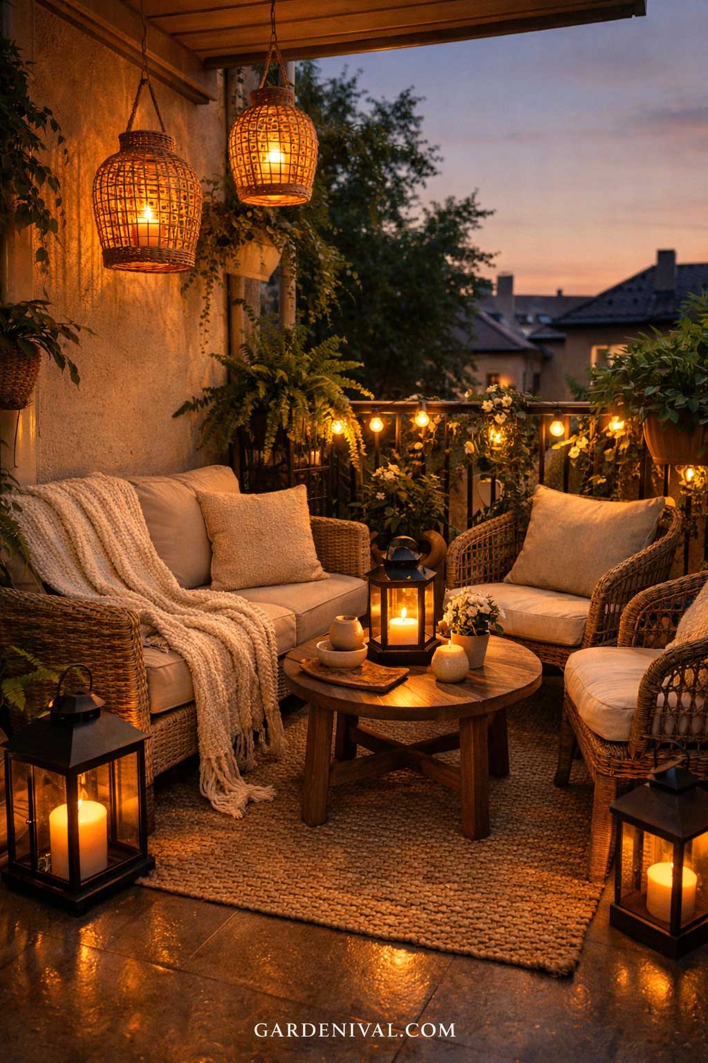 10 Easy Cozy Balcony and Patio Garden Ideas for Relaxing at Home ...