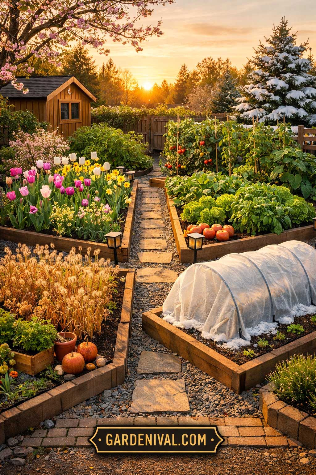 The Complete Garden Planning Map for Every Growing Season from Spring ...