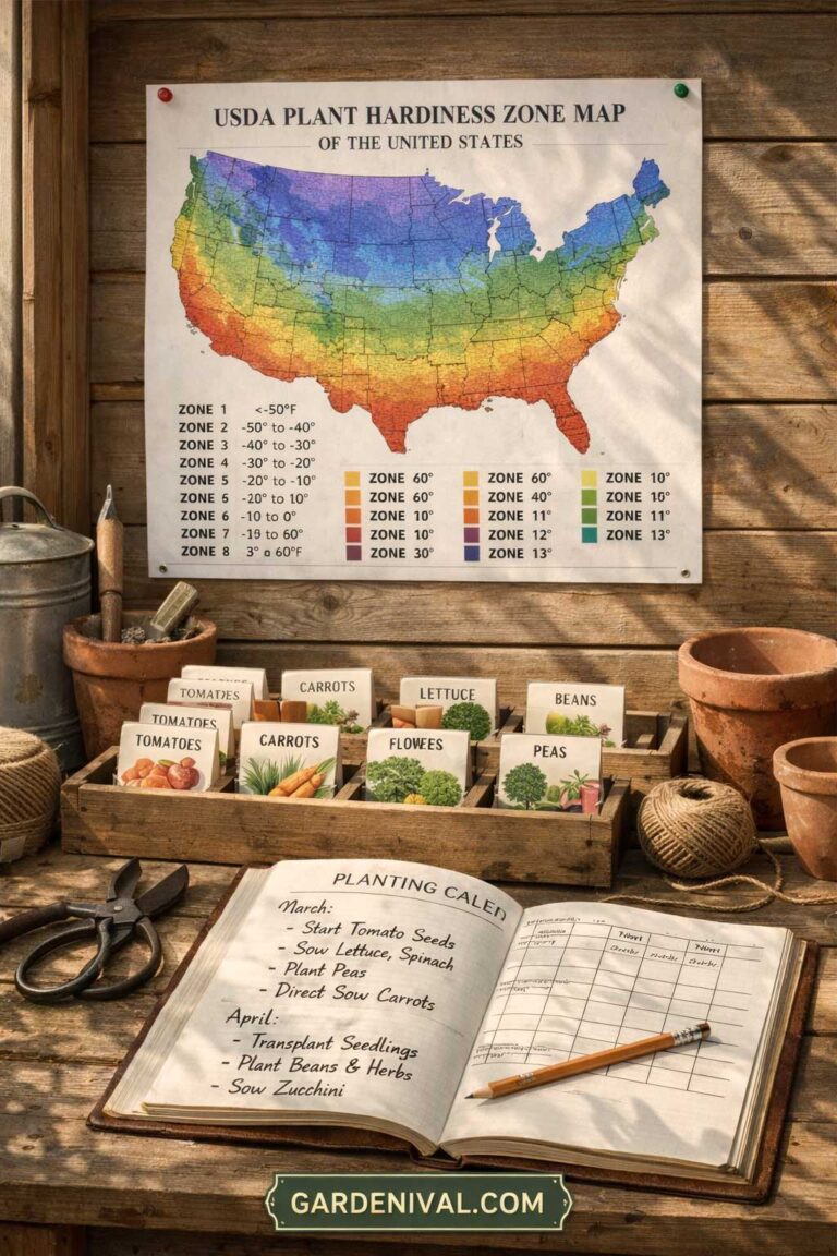 The Complete Garden Planning Map for Every Growing Season from Spring ...
