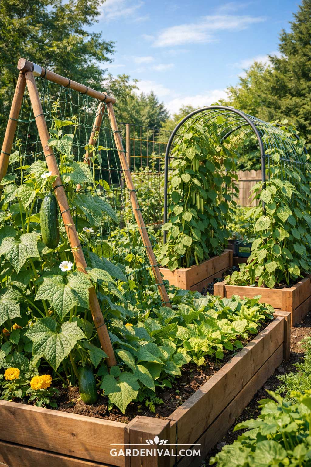 4 Vegetable Trellis Ideas Every Home Gardener Should Try for Better ...